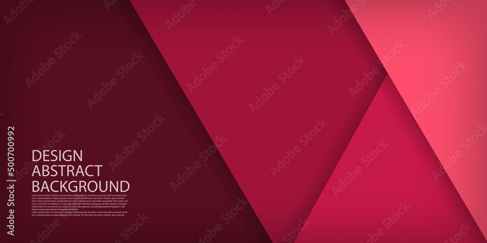 Red background vector overlap layer on dark space for background design ...