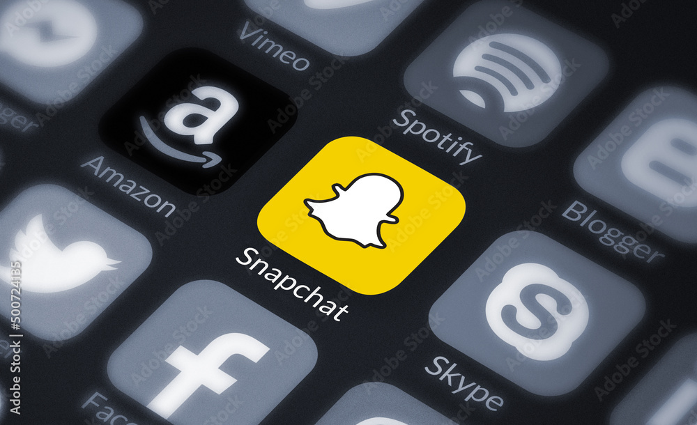 snapchat Stock Photo | Adobe Stock
