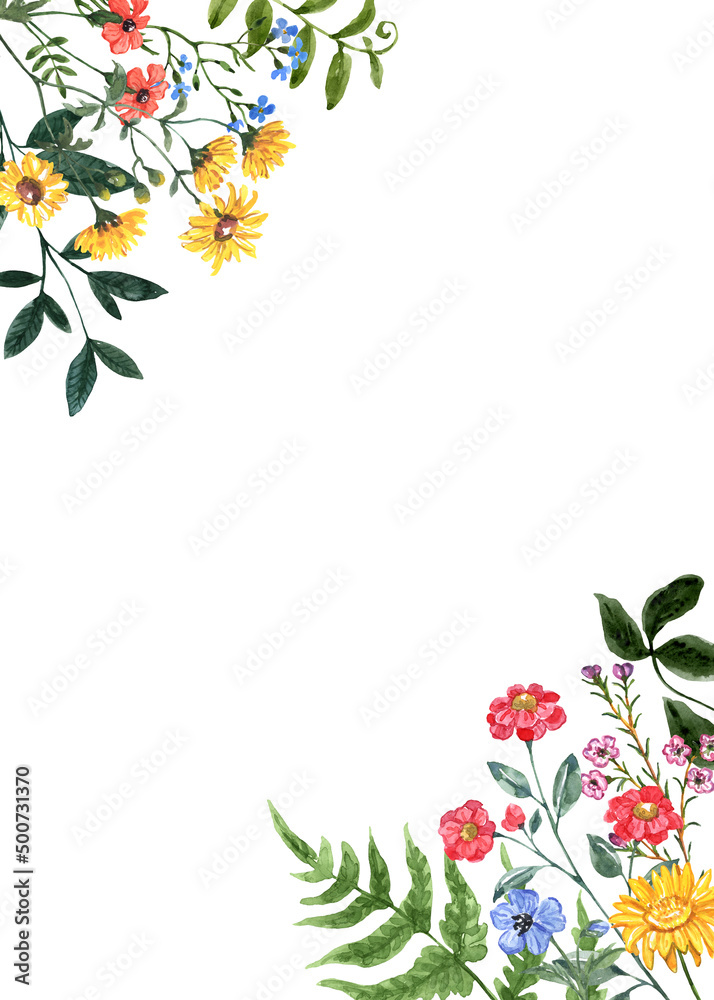 Summer Corner Border