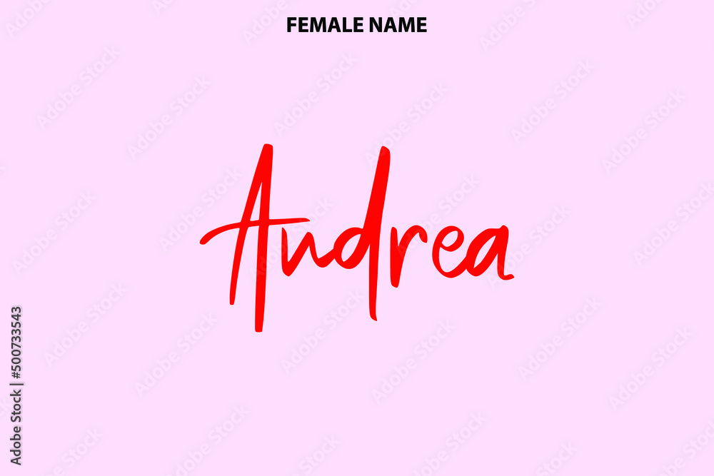 Andrea Name In Purple