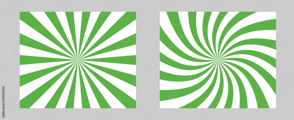 Solar explosion Sun Burst Effect. Vector Sunburst wallpaper. Green ...