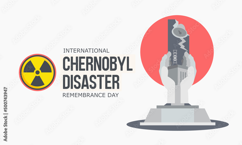 Vector illustration of Chernobyl Nuclear Power Plant sarcophagus ...