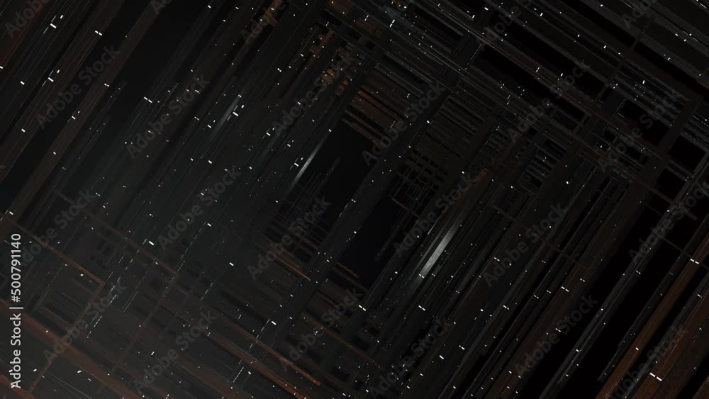 3D animation of vector design with Ultra HD 4K rotating line, world map ...