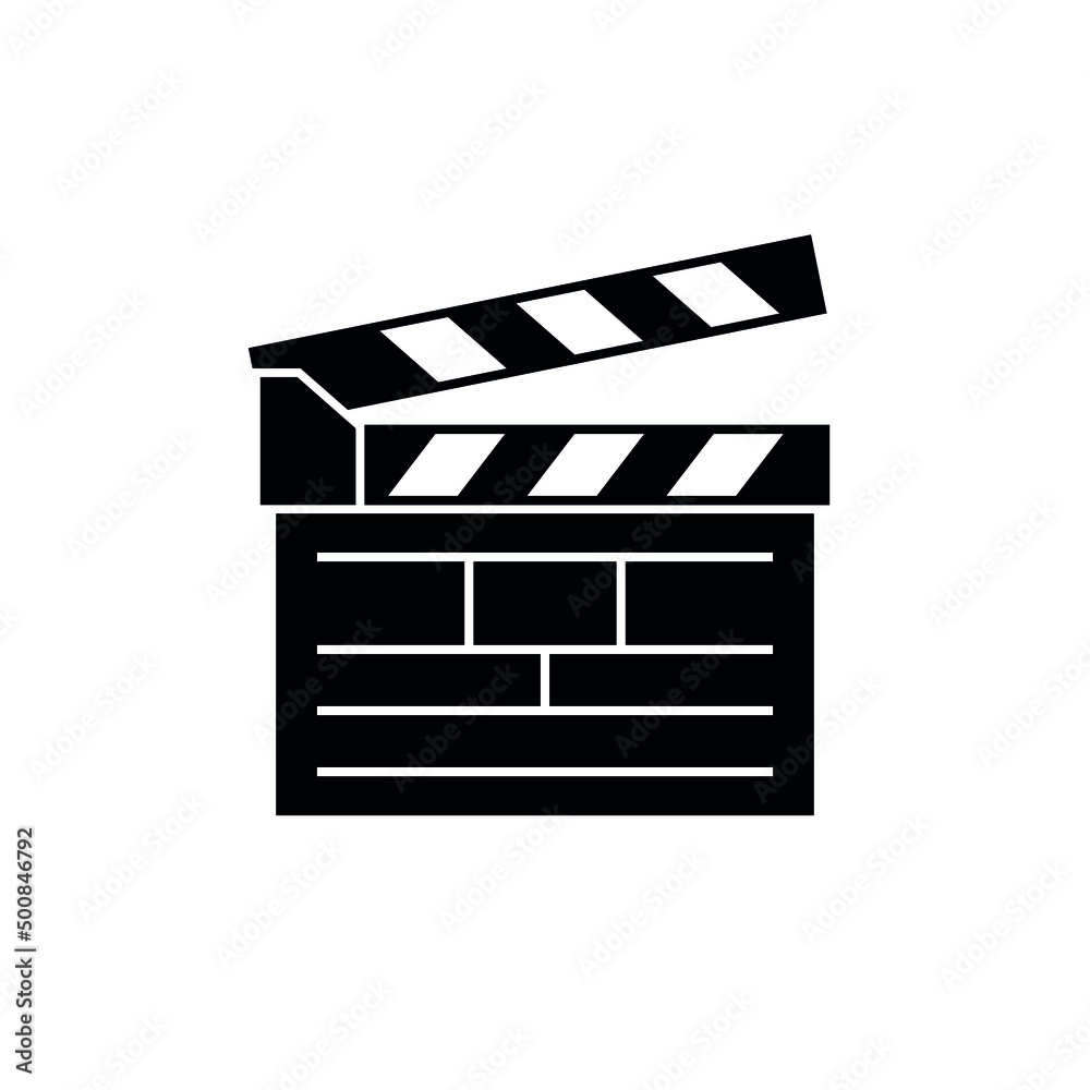 Cinema clapper icon. The symbol of filming a movie or TV series ...