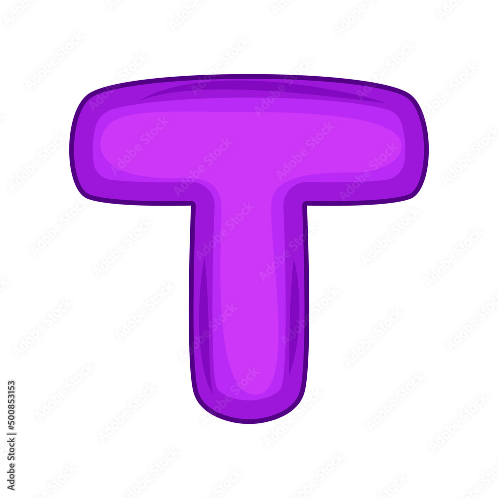 Letters of the alphabet in cartoon style. Alphabet coloring book for ...