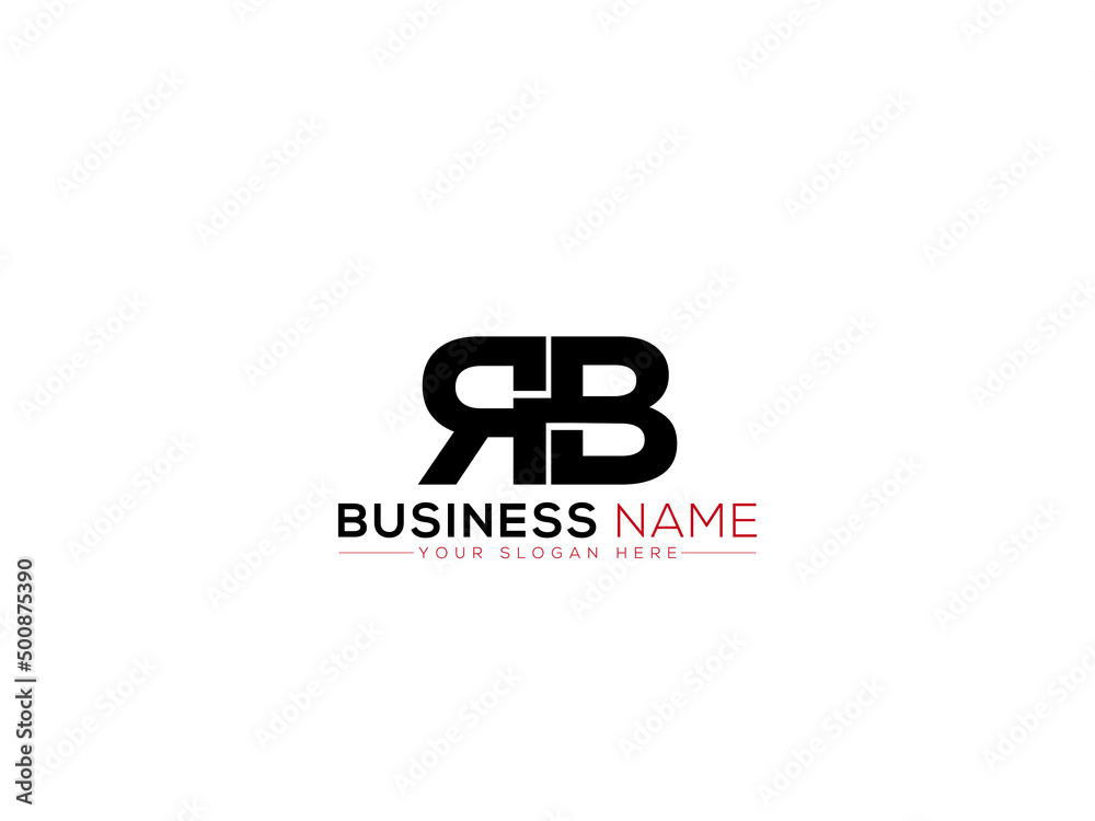 Minimalist RB Logo Icon, Letter Rb br Logo Image Vector For any type of ...