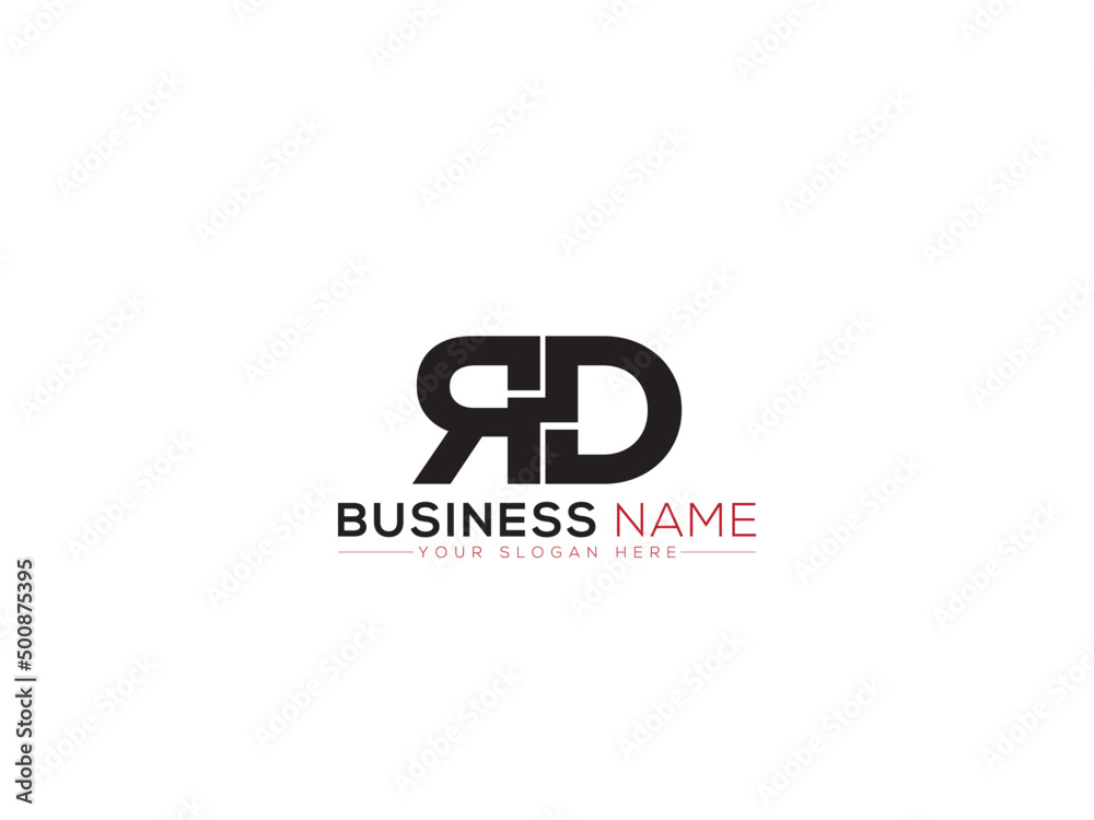 Minimalist RD Logo Icon, Letter Rd dr Logo Image Vector Stock Vector ...