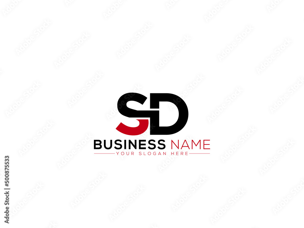 Simple SD Logo Image, Letter Sd ds Logo Icon Vector For all kind of use ...