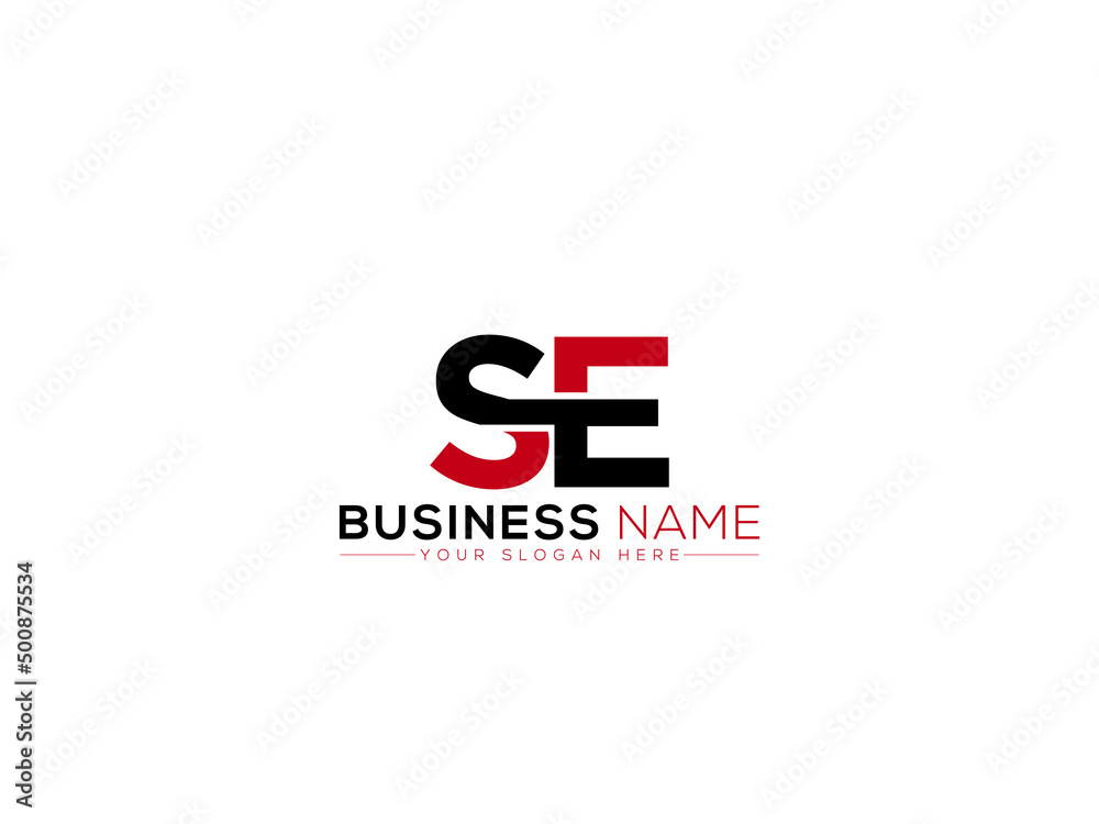 Simple SE Logo Image, Letter Se es Logo Icon Vector For all kind of use ...