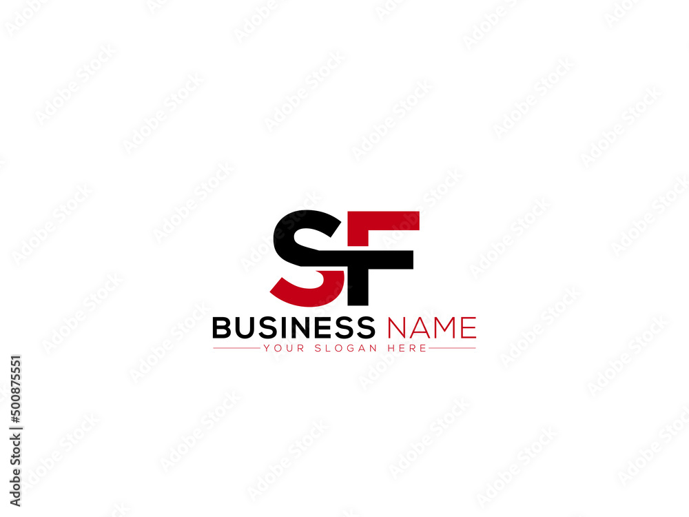 Simple SF Logo Image, Letter Sf fs Logo Icon Vector For all kind of use ...