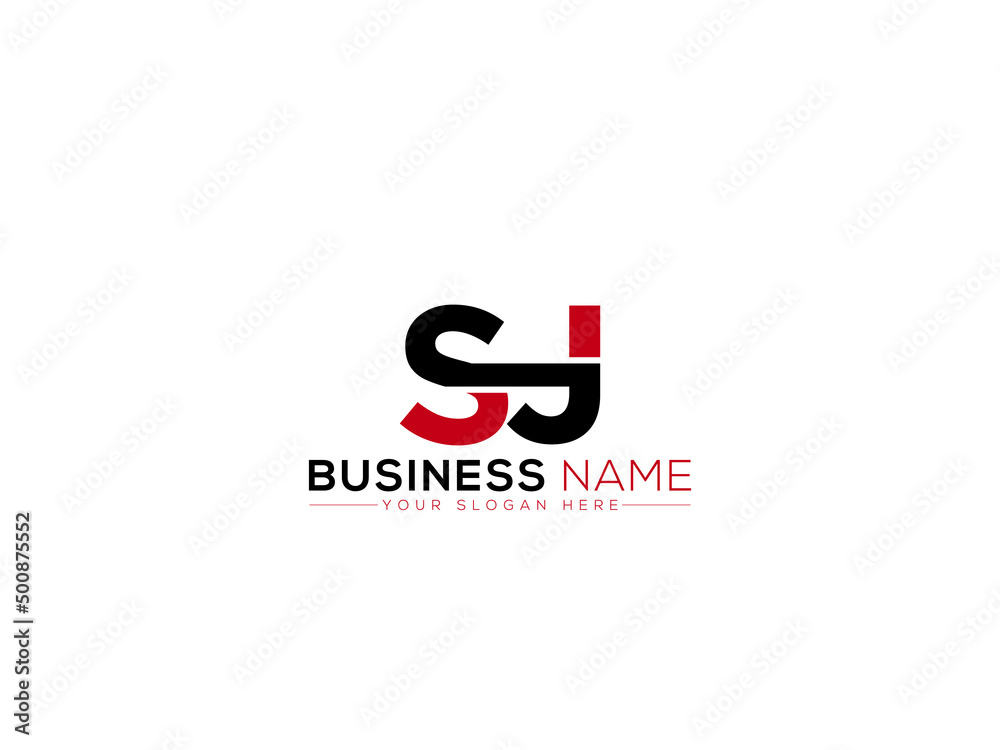 Simple SJ Logo Image, Letter Sj js Logo Icon Vector For all kind of use ...