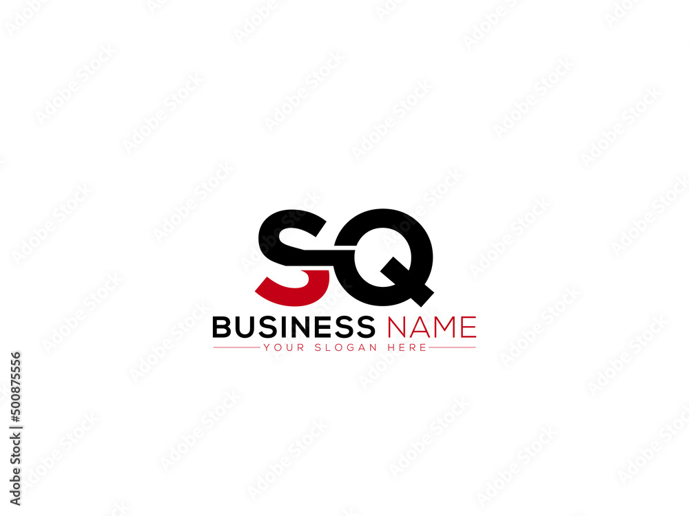 Vetor de Simple SQ Logo Image, Letter Sq qs Logo Icon Vector For all ...