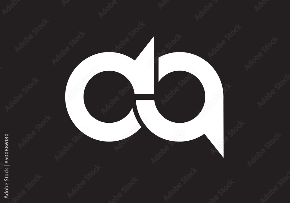 letter da icon design for your business Stock Vector | Adobe Stock