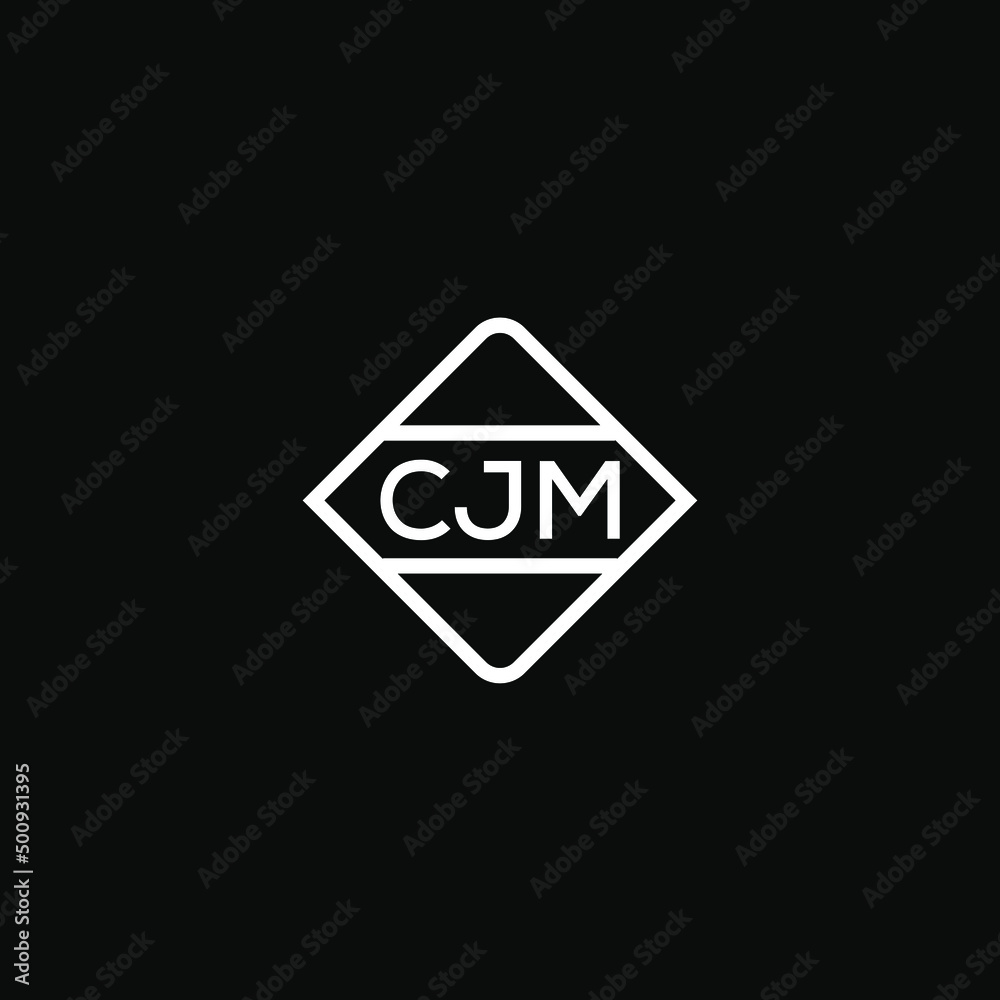 CJM letter design for logo and icon.CJM monogram logo.vector ...
