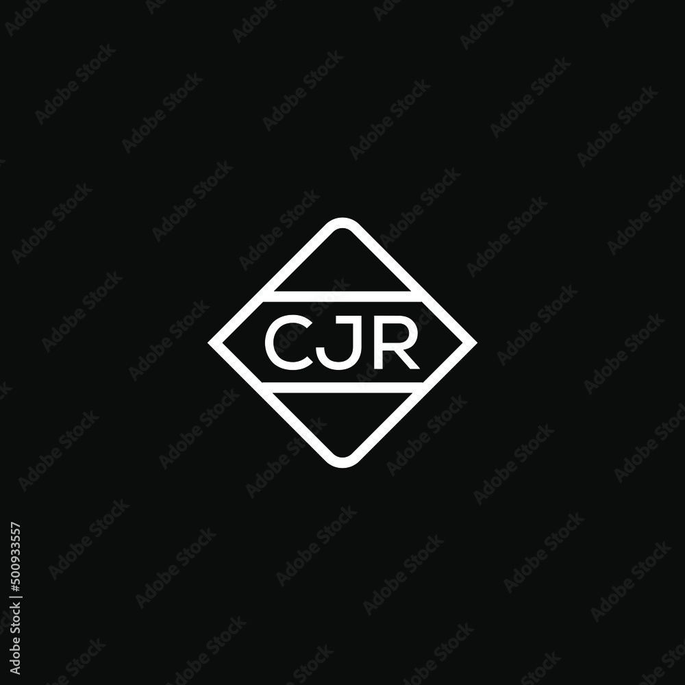 CJR letter design for logo and icon.CJR monogram logo.vector ...