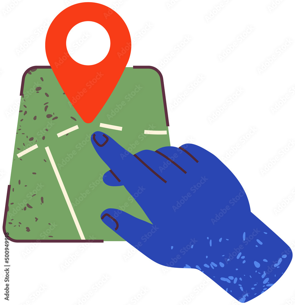 Grafika wektorowa Stock: Gps navigation, tracking for app ads web ...