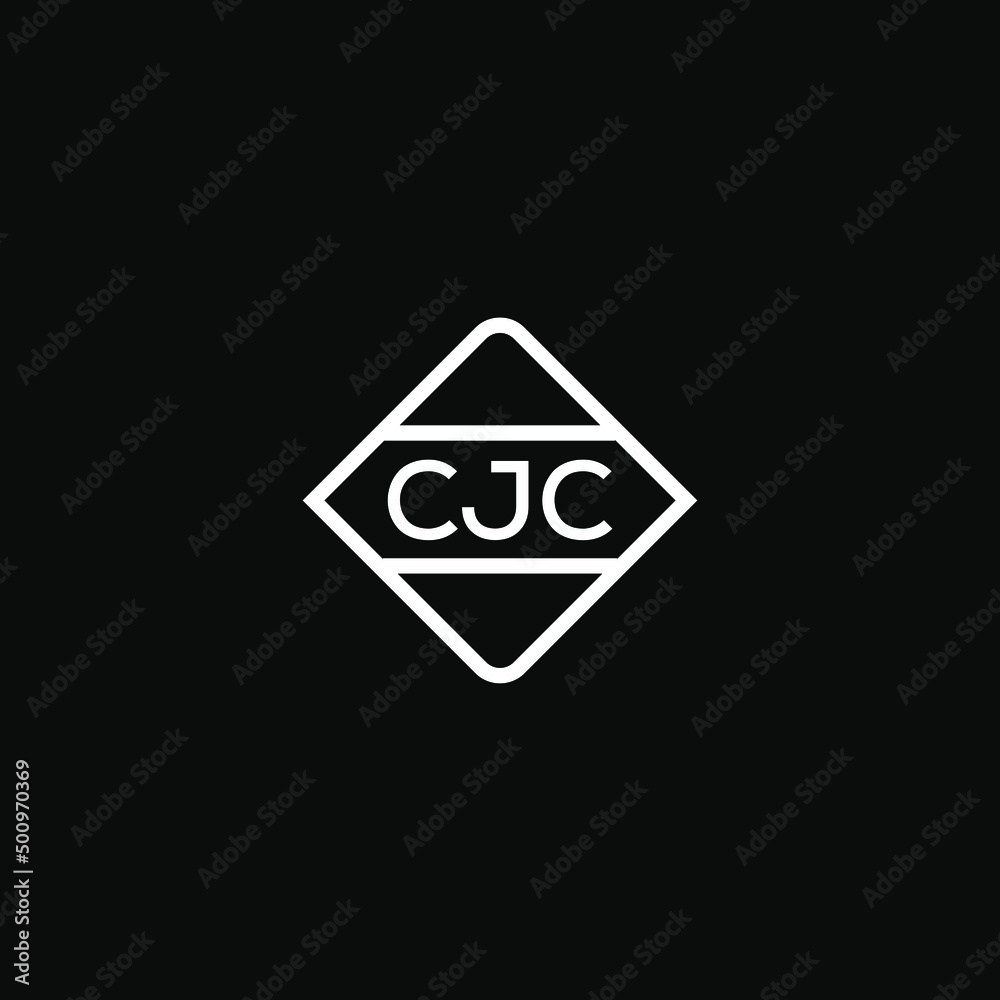 CJC letter design for logo and icon.CJC monogram logo.vector ...