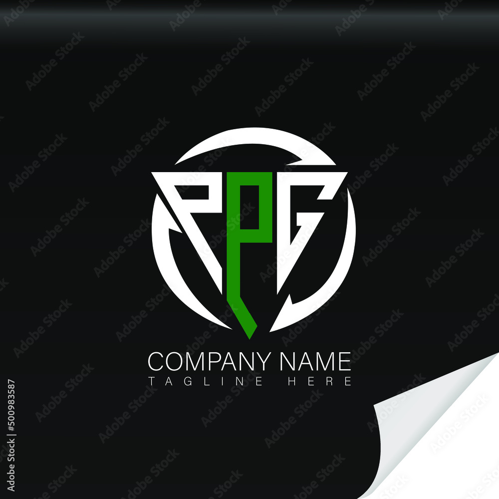 PPG letter logo design on black background.PPG creative initials letter ... PPG letter logo design on black background.PPG creative initials letter ...