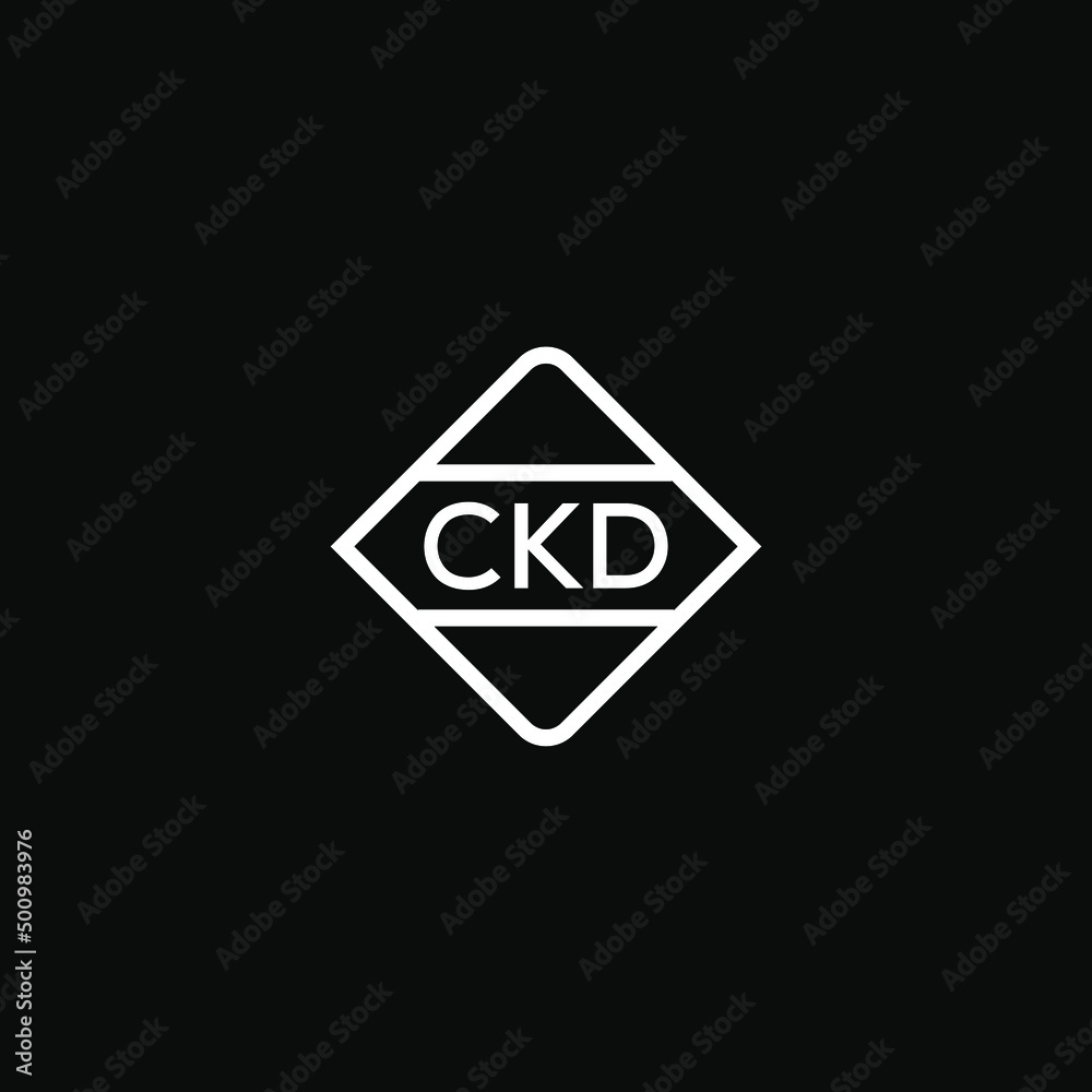 CKD letter design for logo and icon.CKD monogram logo.vector ...