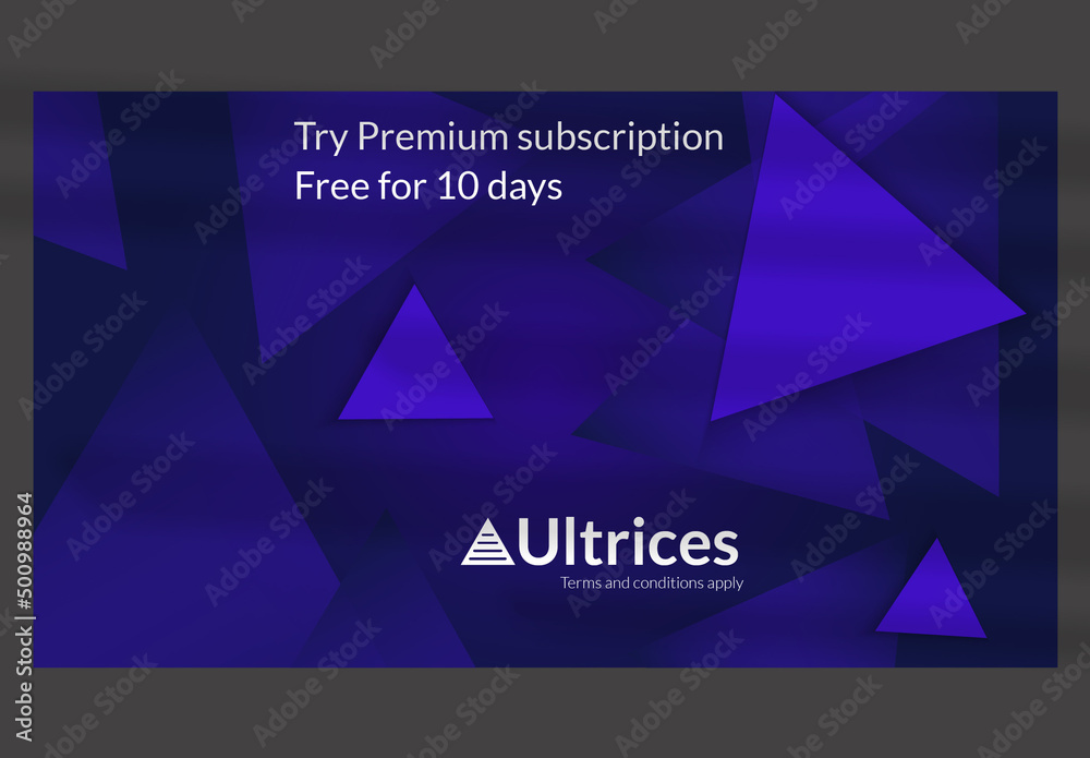 Slideshow Ad Layout with Vanishing Gradient Stock Template | Adobe Stock