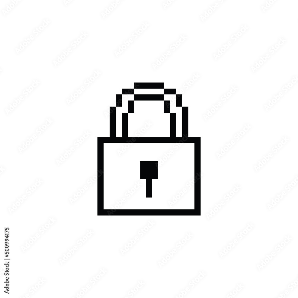 pixel lock icon vector pixel art for 8 bit game Stock Vector | Adobe Stock pixel lock icon vector pixel art for 8 bit game Stock Vector | Adobe Stock