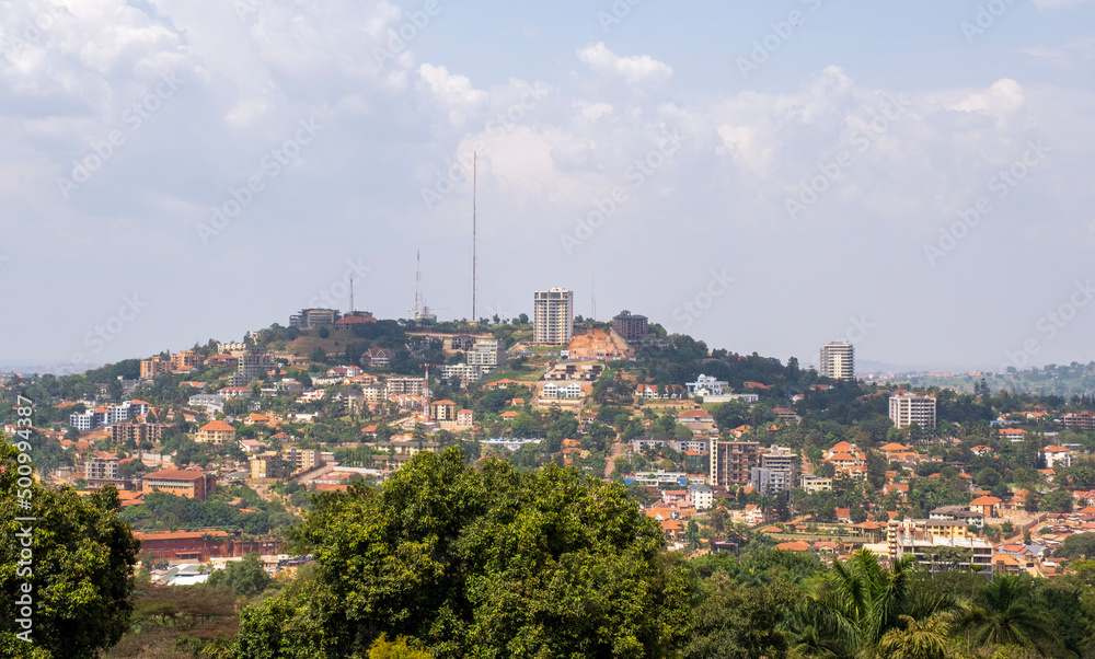 Kampala skyline Stock Photo | Adobe Stock
