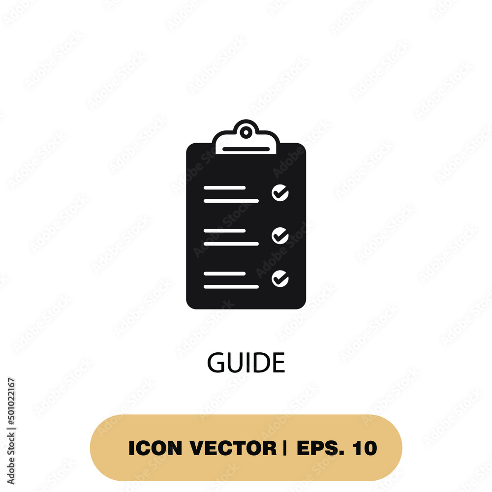 guide icons symbol vector elements for infographic web Stock Vector ...