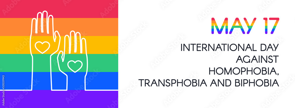 Vetor de International Day Against Homophobia Transphobia and Biphobia ...