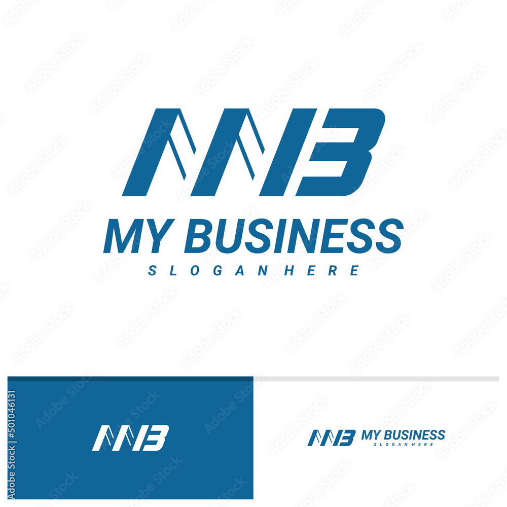 Initial M B logo vector template, Creative M B logo design concepts ...