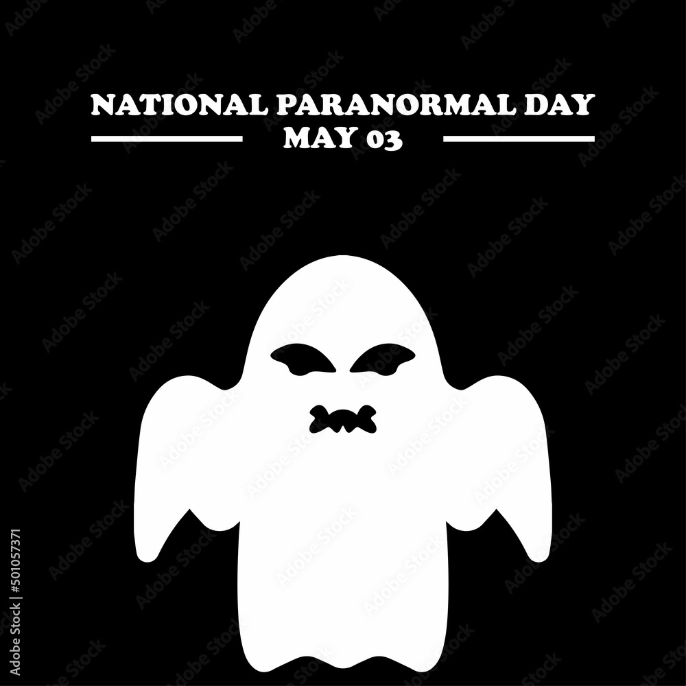 Ghost Vector Icons, National Paranormal Day Design Concept, perfect for ...