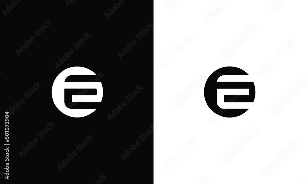 e Letter Icon or Logo design, Vector Template Stock Vector | Adobe Stock