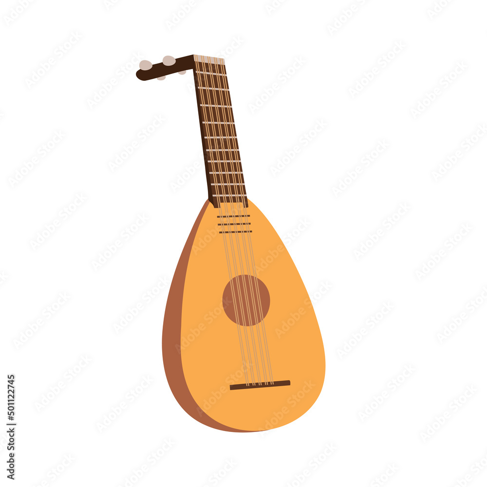 Lute, stringed musical instrument, Oud - Arabic, Oriental, Greek Music ...