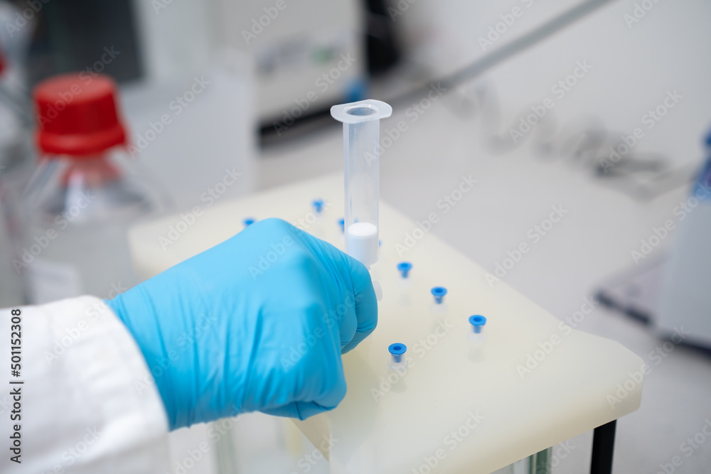 Vacuum Solid Phase extraction SPE manifold with catridge for sample ...