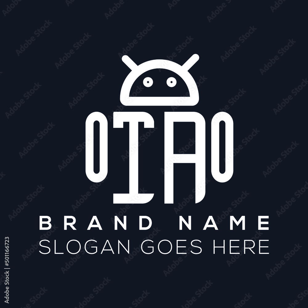 TA logo design initial creative letter on black background. TA vector ...