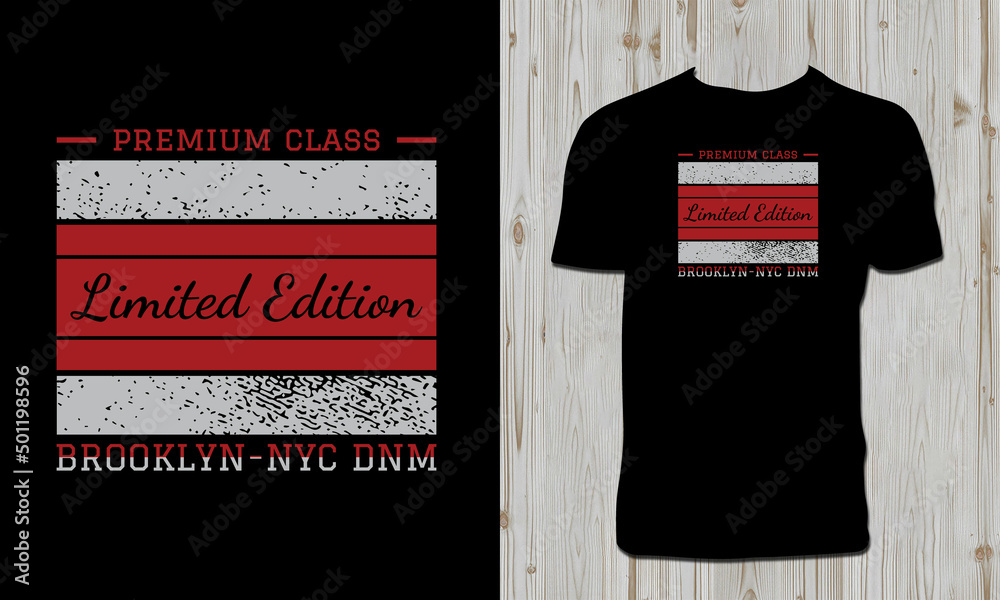 Limited Addition T Shirt Design Stock Vector | Adobe Stock