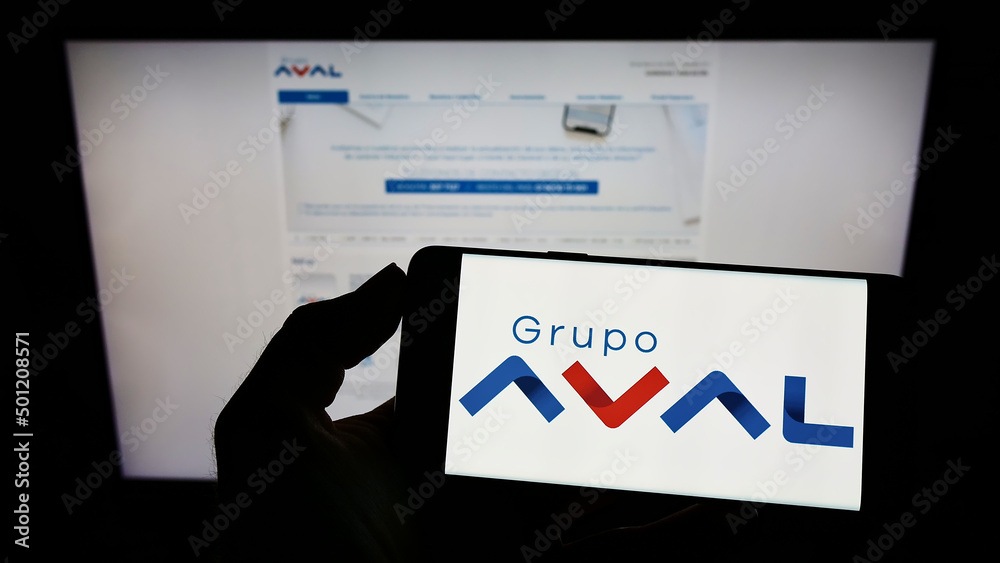 Stuttgart, Germany - 03-30-2022: Person holding mobile phone with logo ...