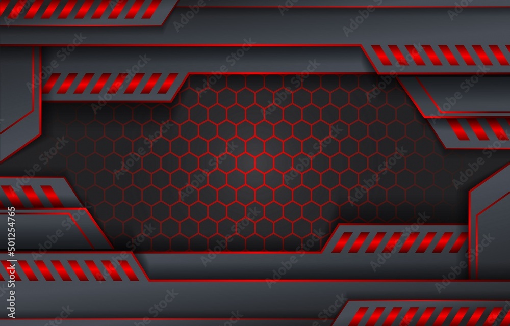 Futuristic red background design Stock Vector | Adobe Stock