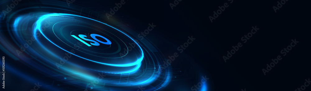 ISO Standard certification standardisation quality control concept on ...