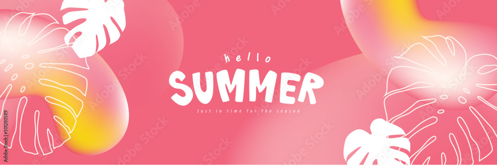 Colorful Summer background layout banners design Stock Vector | Adobe Stock