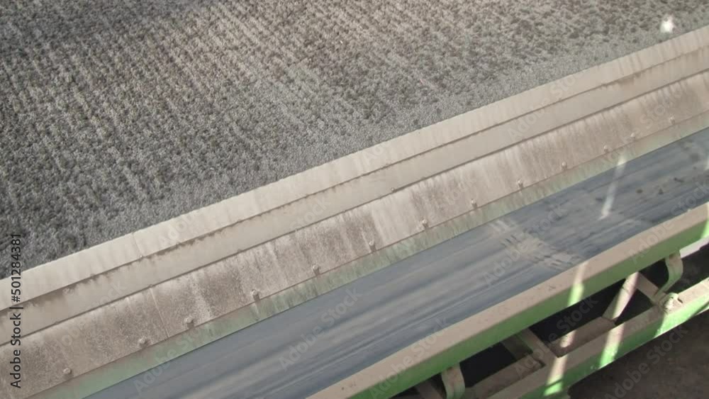 Sedimentation round tank with rakes around. Detail of second step of ...