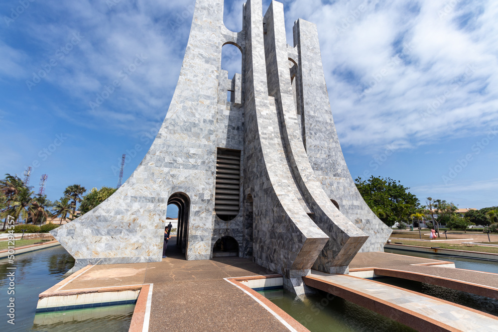 Kwame Nkrumah Memorial Park & Mausoleum in Accra, Ghana Stock Photo ...