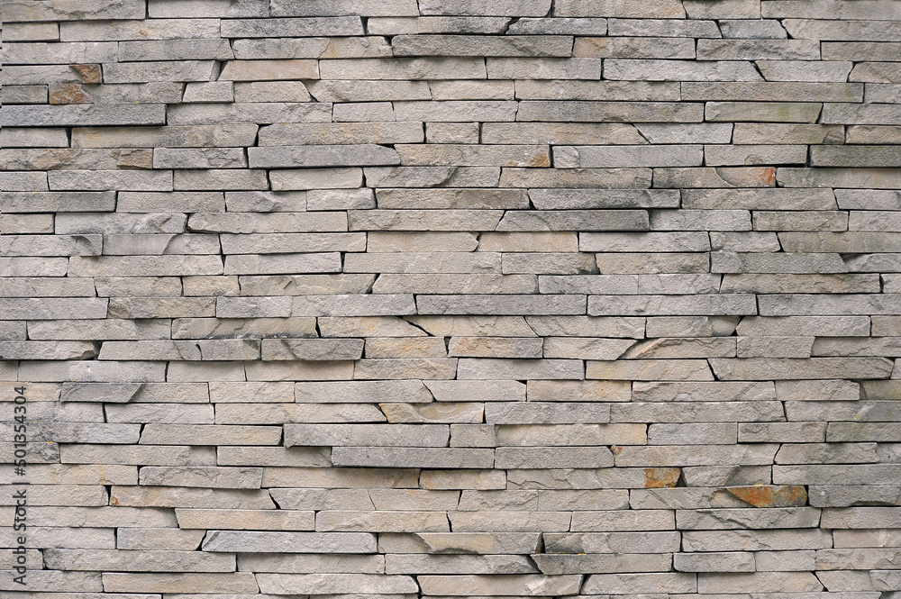 Stone cladding wall . Decorative exterior wall background from broken ...