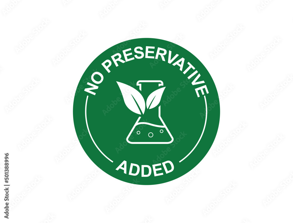 no preservative icon vector illustration Stock Vector | Adobe Stock