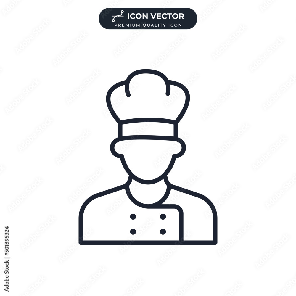 chef icon symbol template for graphic and web design collection logo ...