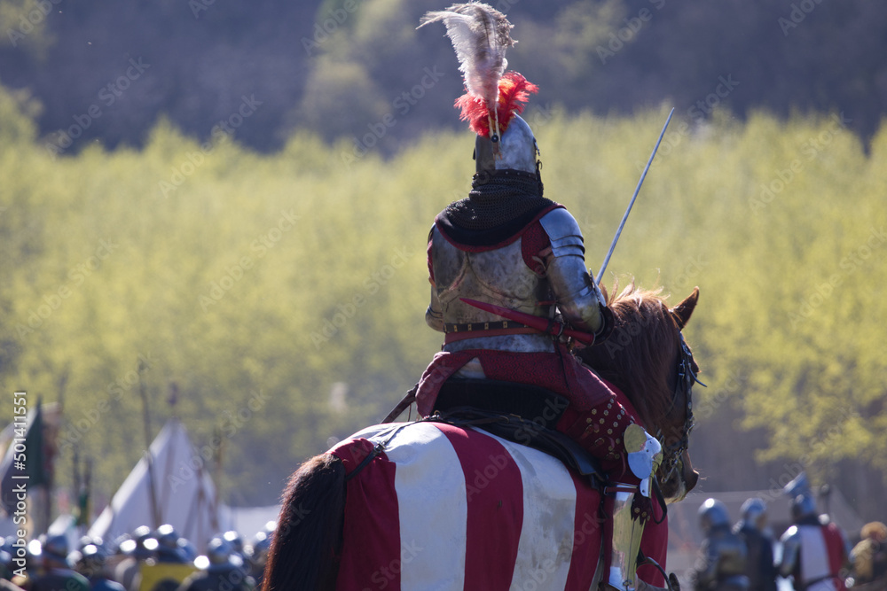 Commander in the medieval war Stock Photo | Adobe Stock