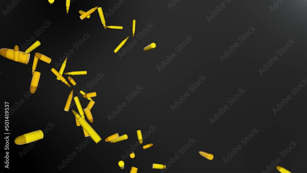 Flight of bullet on green screen Bullets falling Down with Luma Matte ...