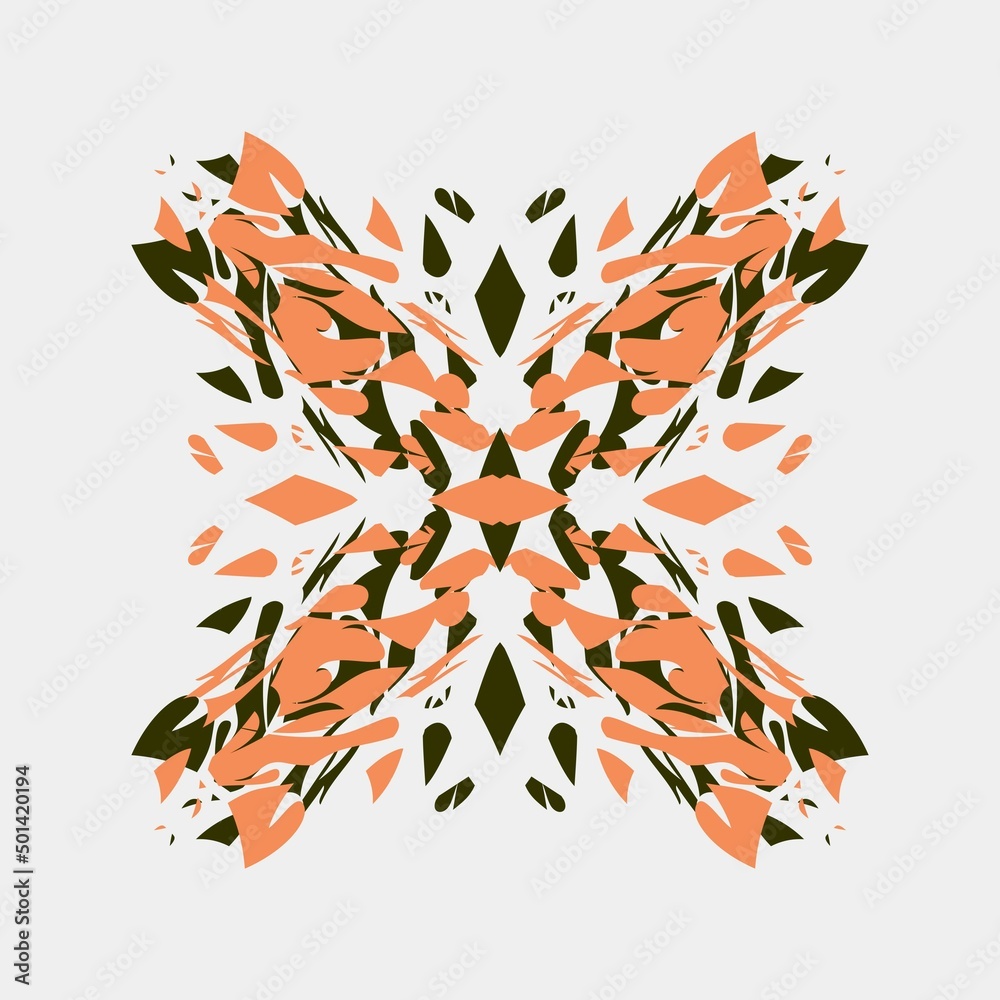 vector beautiful patterns, motifs, unique, creative combinations, round ...