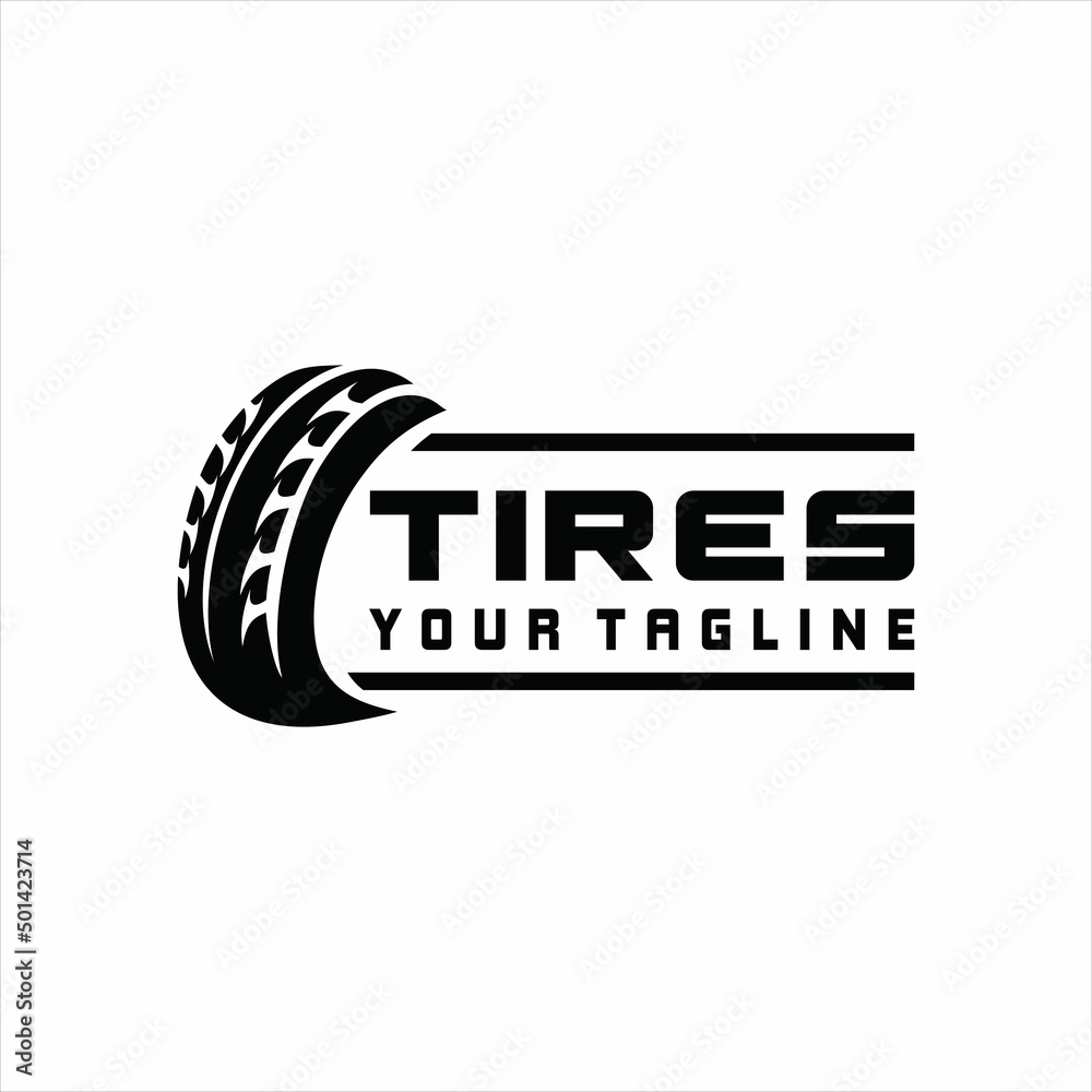Tire logo, tire store logo design vector illustration. tire logo shop ...