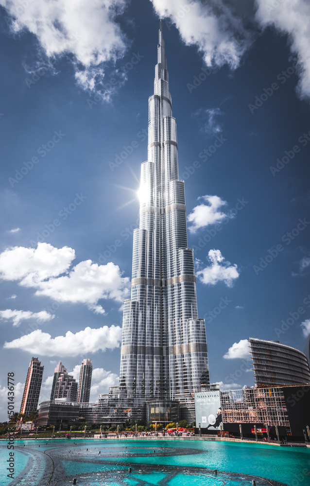Burj Khalifa, the tallest building in the world Stock Photo | Adobe Stock