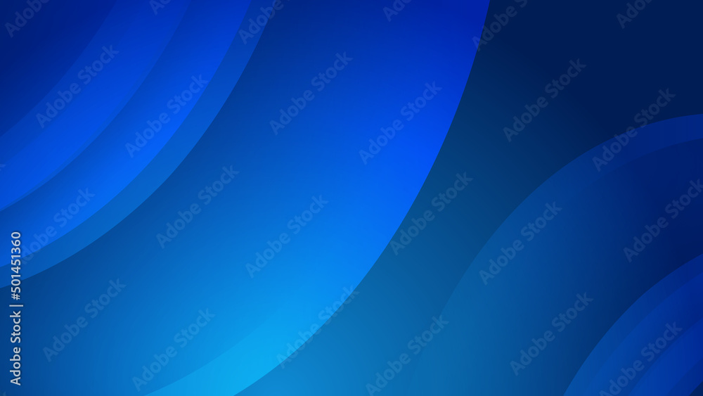 Minimal blue wave curve 3d abstract modern background design. Design ...